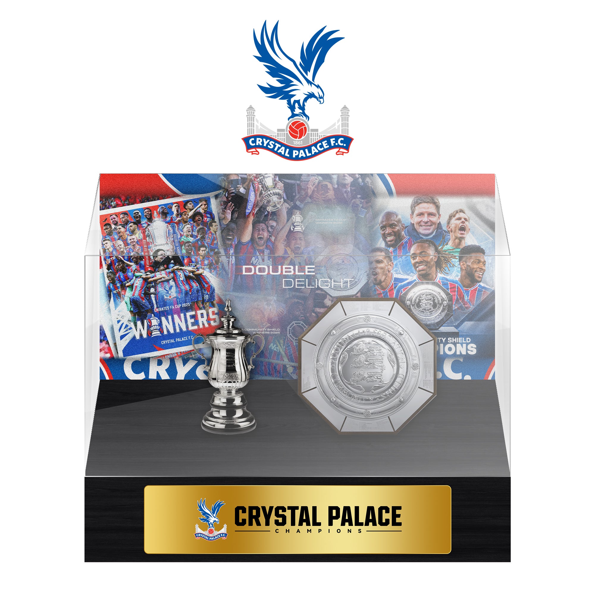Crystal Palace F.C. Championship Trophy Display Case – Stonesing
