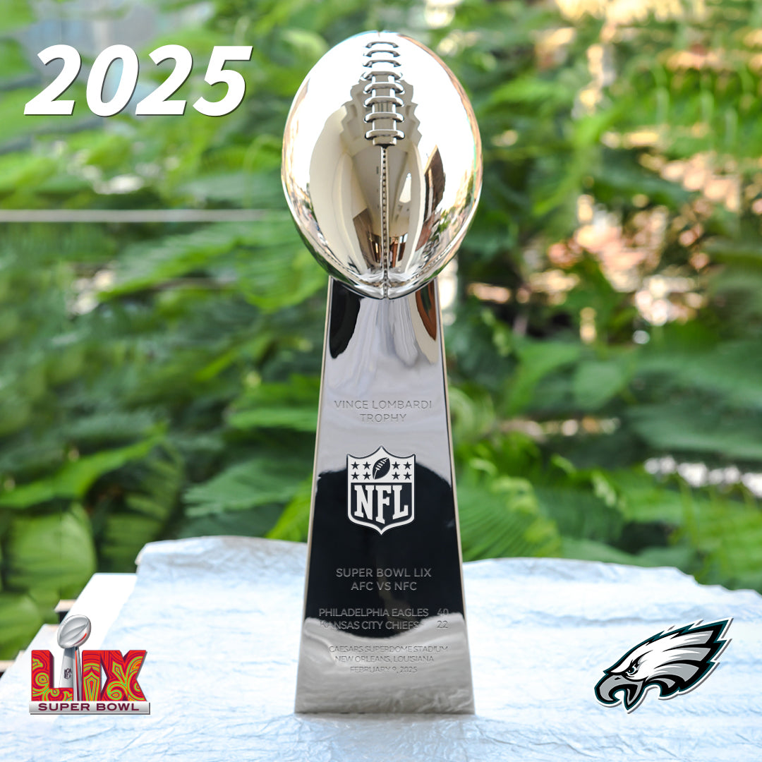 [NFL]2025 Vince Lombardi Trophy, Super Bowl 59, LIX Philadelphia Eagle – Stonesing