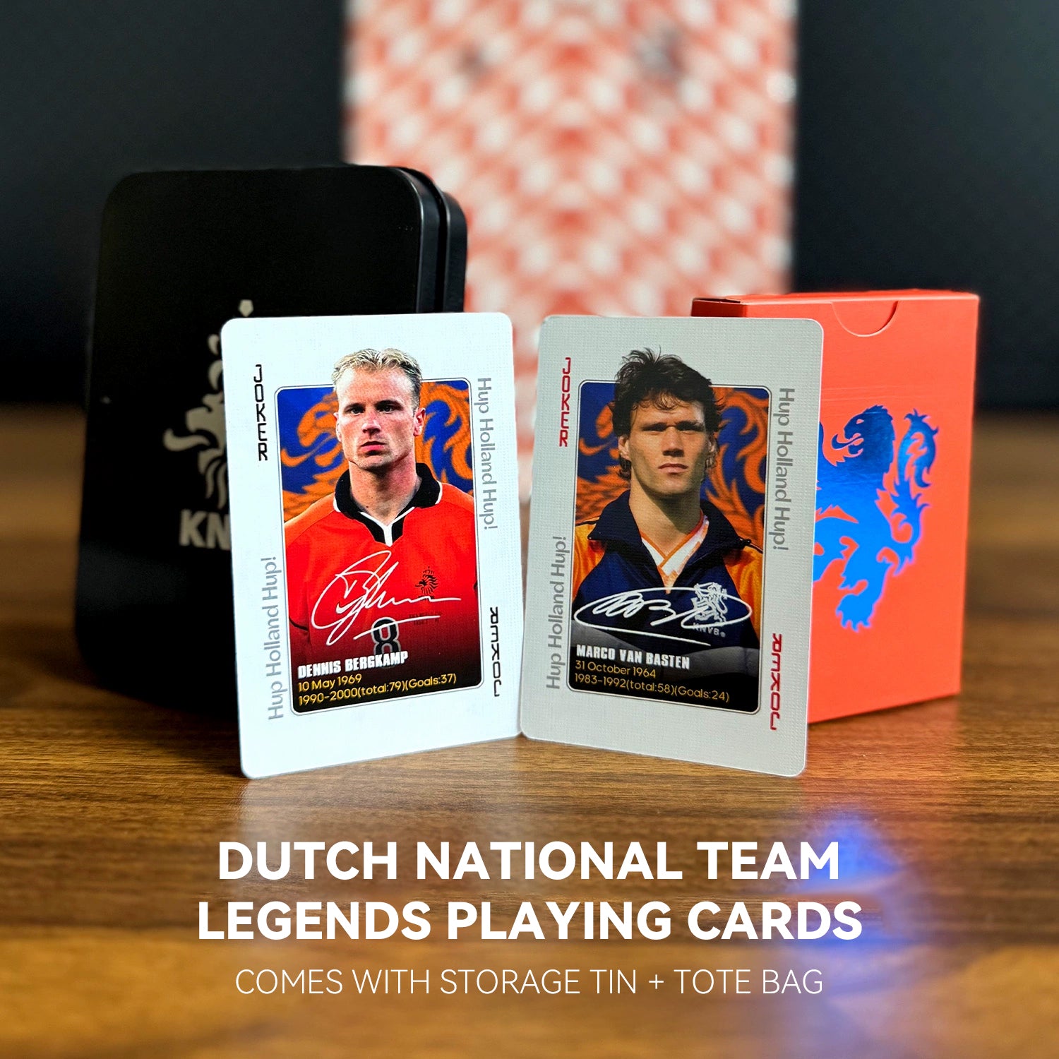Netherlands Legendary Footballers Commemorative Collection Poker Cards ...