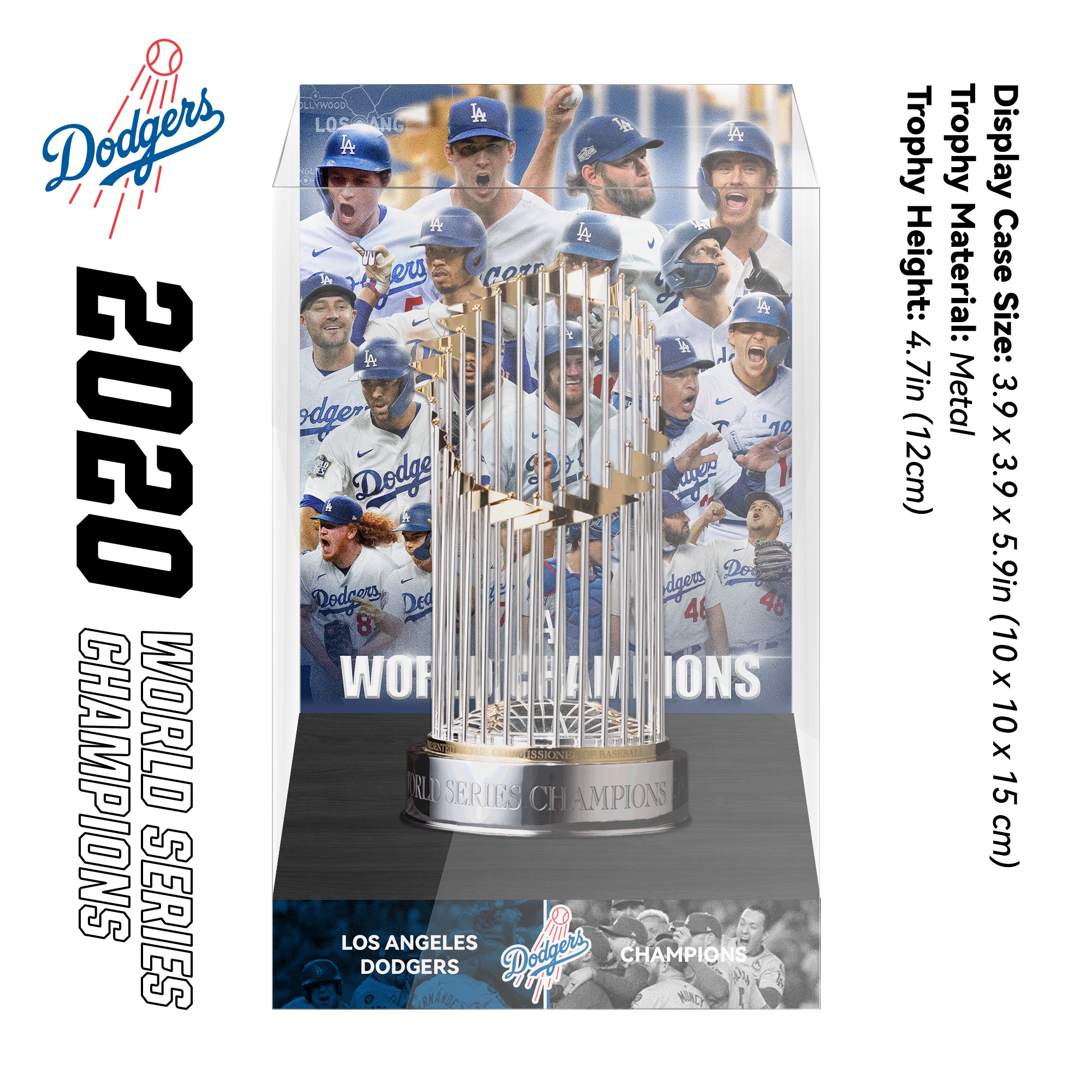 2020 Los Angeles Dodgers MLB World Series Championship Trophy Display ...