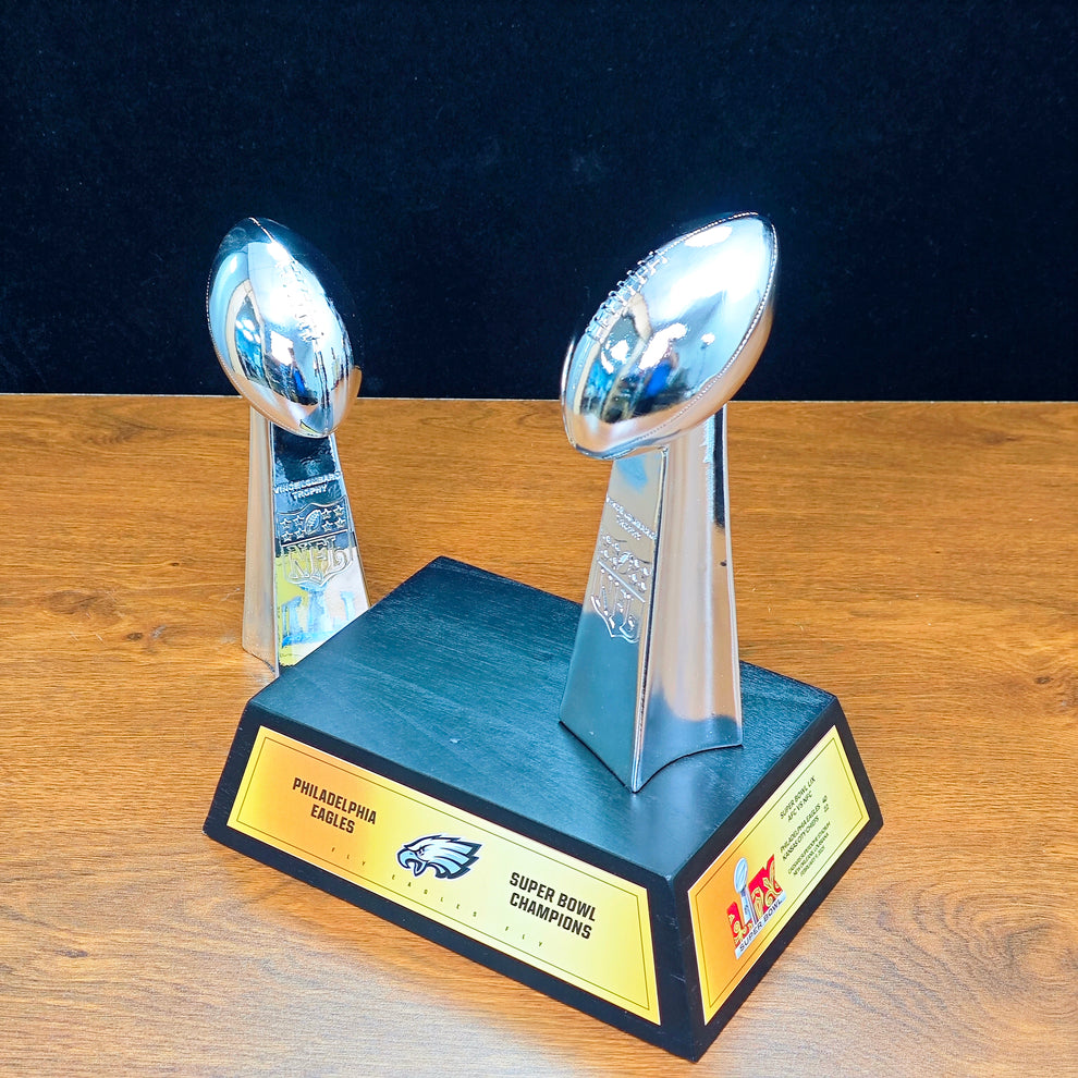 [NFL] Philadelphia Eagles Super Bowl champions With Wooden Base – Stonesing