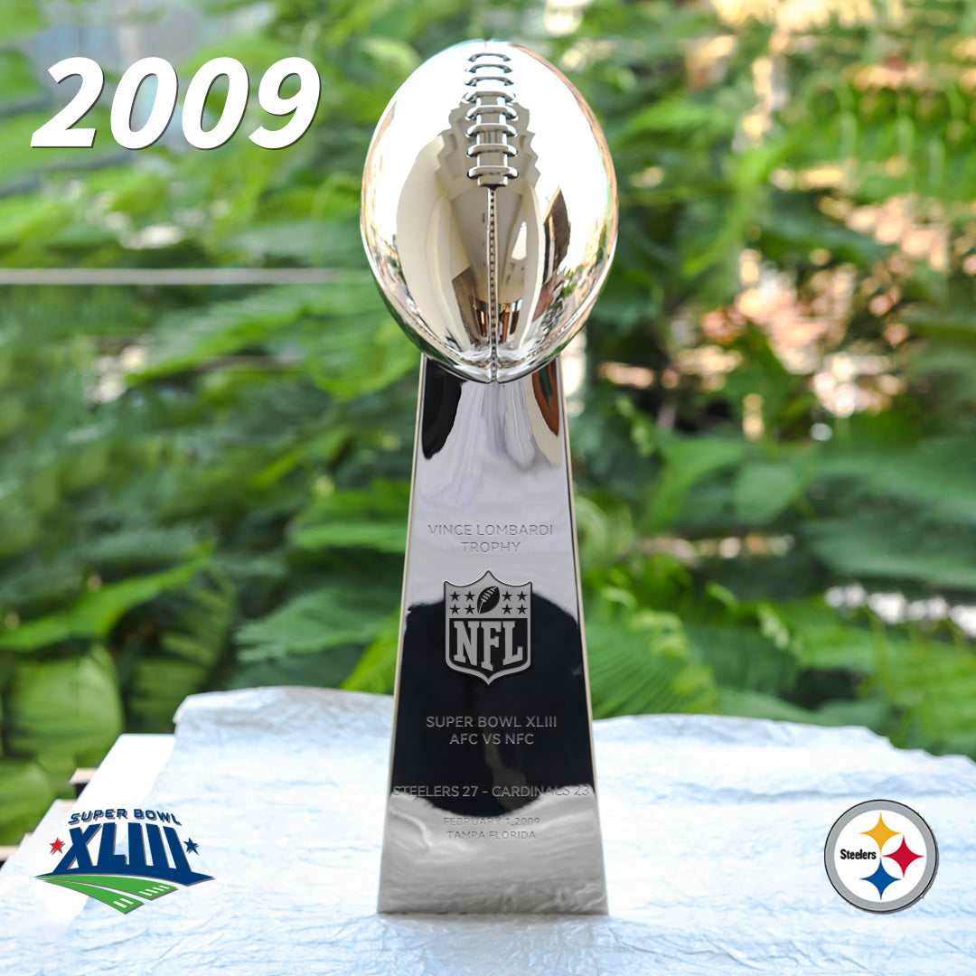 [NFL]2009 Vince Lombardi Trophy, Super Bowl 43, XLIII Pittsburgh Steel ...