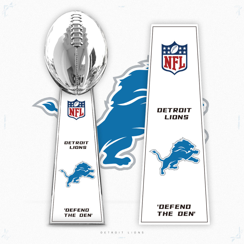 [NFL]Detroit Lions Vince Lombardi Super Bowl Championship Trophy Resin ...