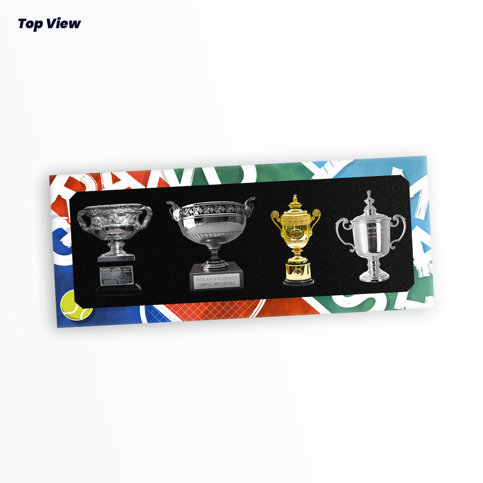 Tennis Trophy Box Men Grand Slam Set Metal Trophy 8cm – Stonesing
