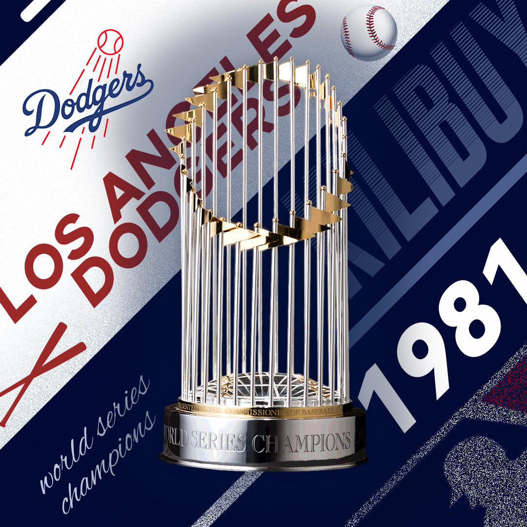 [MLB]1981 LOS ANGELES DODGERS MLB WORLD SERIES WINNER – Stonesing