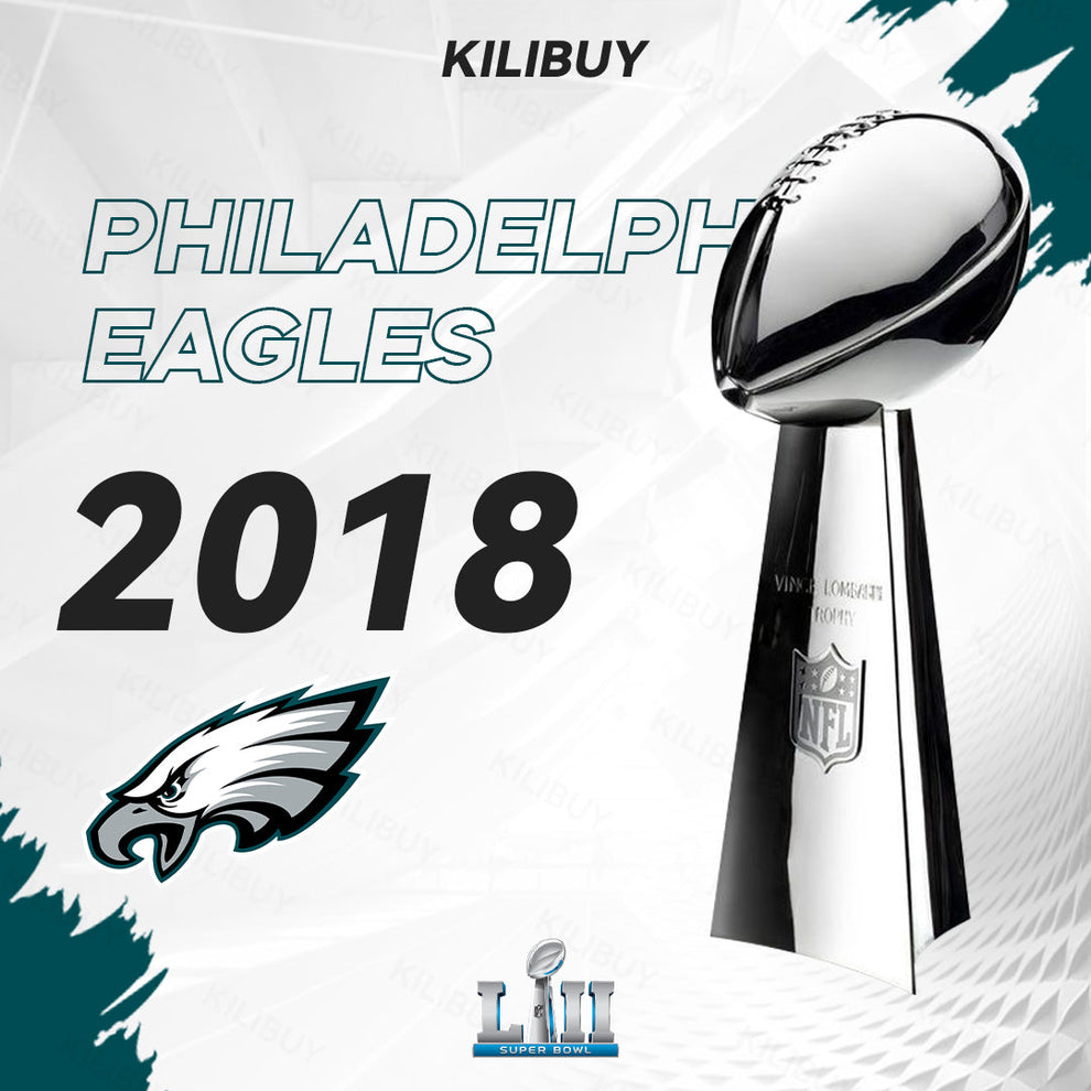 [NFL]2018 Vince Lombardi Trophy, Super Bowl 52, LII Philadelphia Eagle – Stonesing