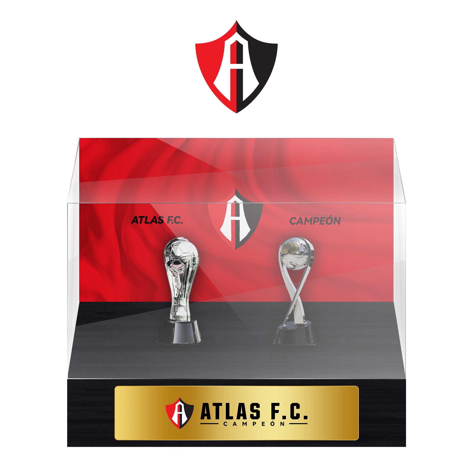 Atlas F.C Football Championship Trophy Display Case – Stonesing