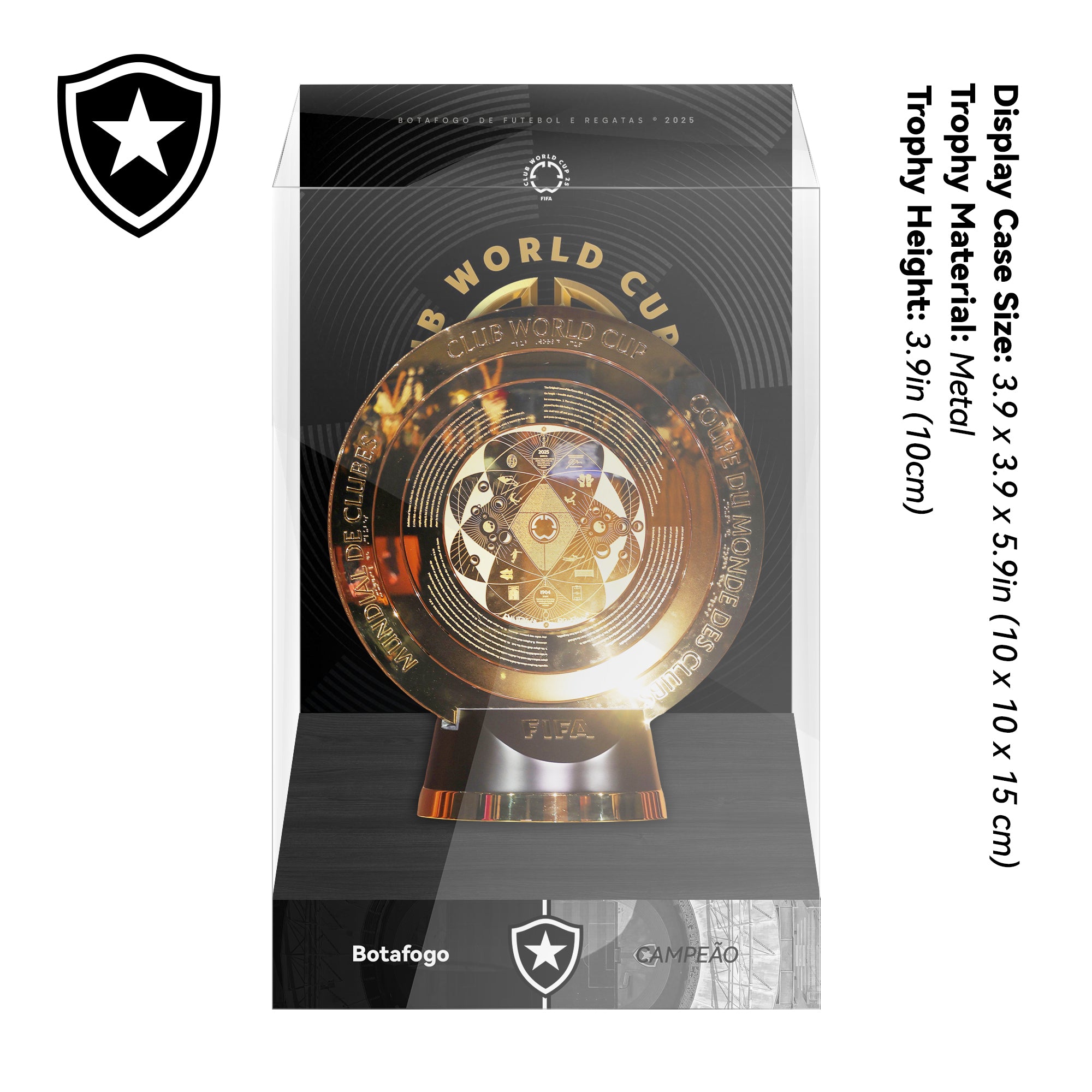Botafogo 2025 FIFA Club World Cup Trophy Display Case – Stonesing