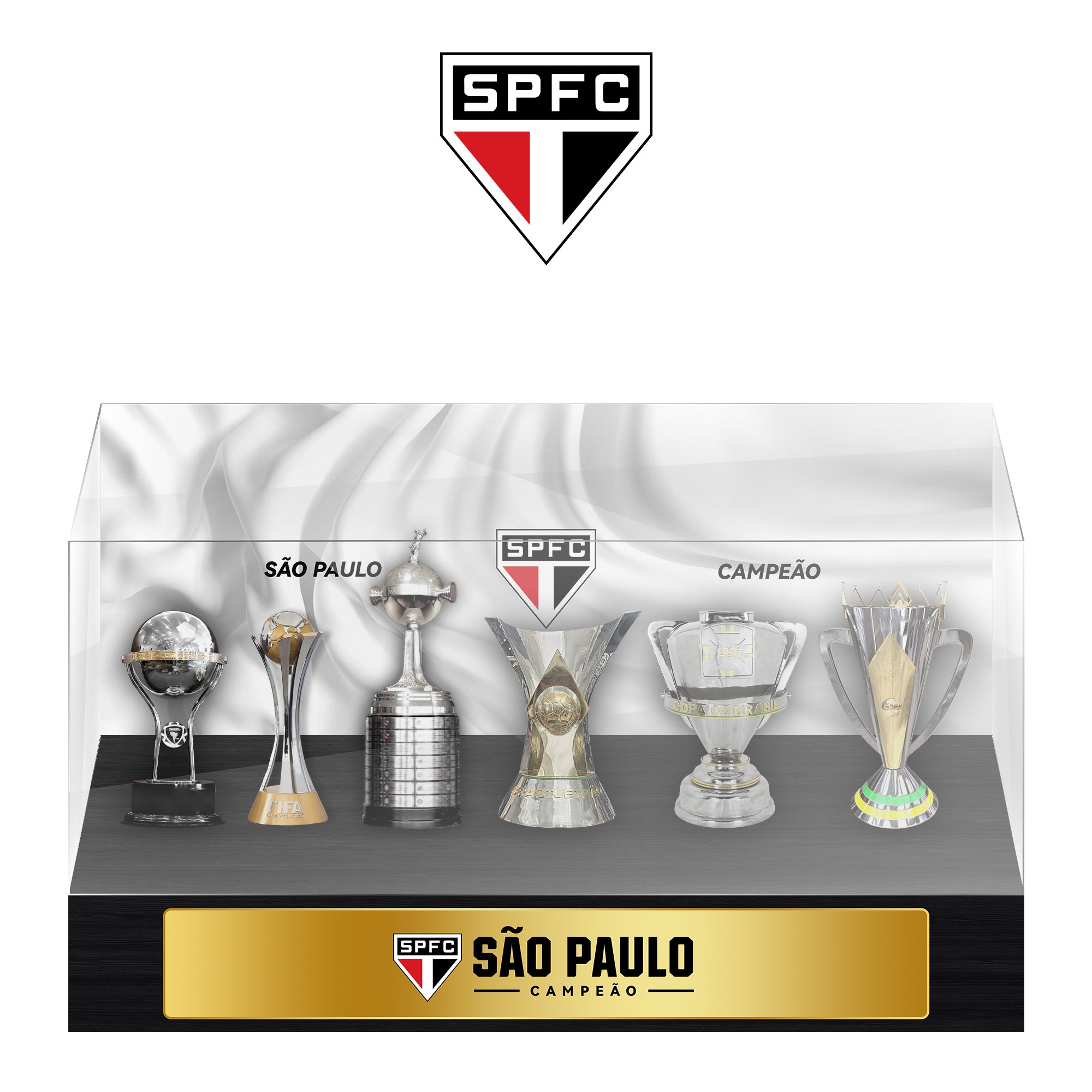 São Paulo Championship Trophy Display Case – Stonesing